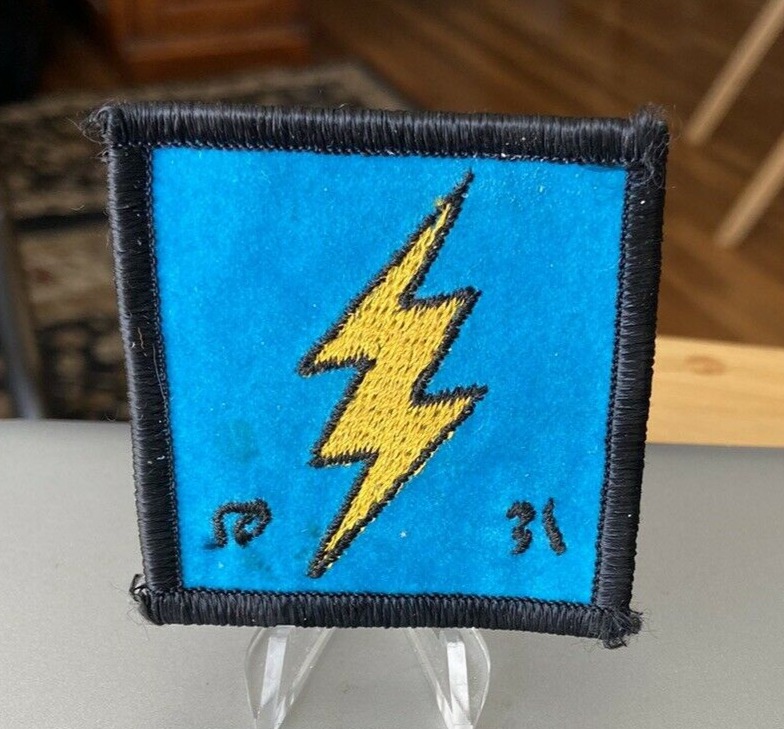 Military/Army Unit Patch (Blue Lightening Bolt) – Juniors Variety Store