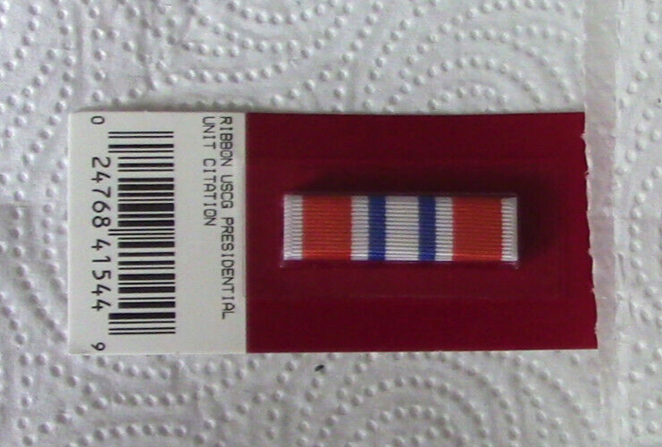 U S Coast Guard Auxiliary (USCGA) Ribbon: Presidential Unit Citation ...