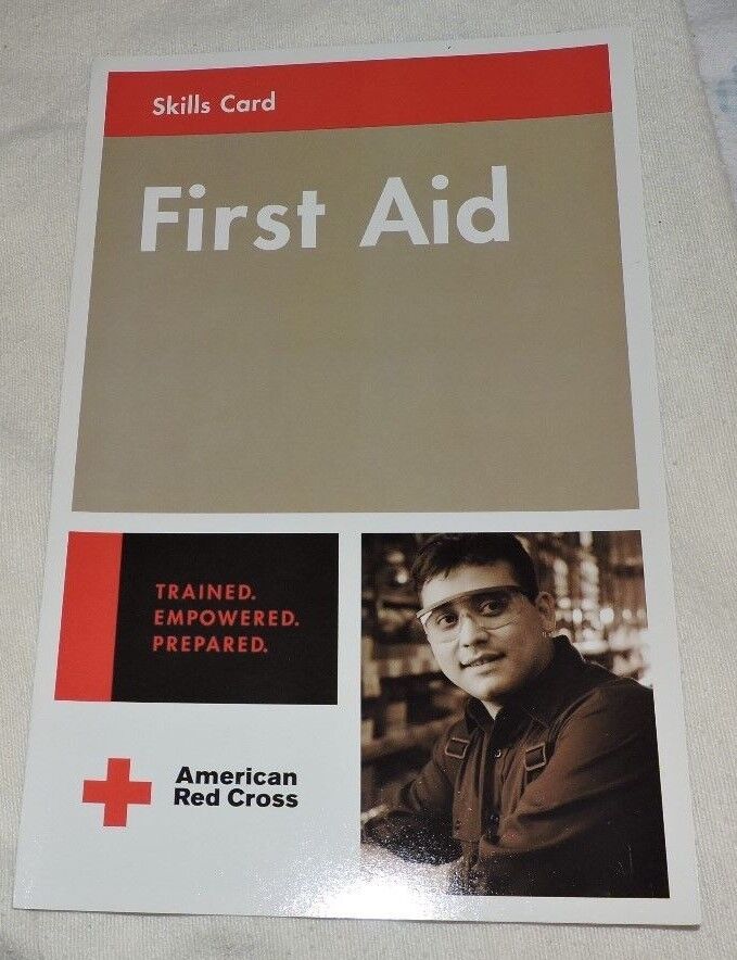 American Red Cross "First Aid Skills Card" – Juniors Variety Store