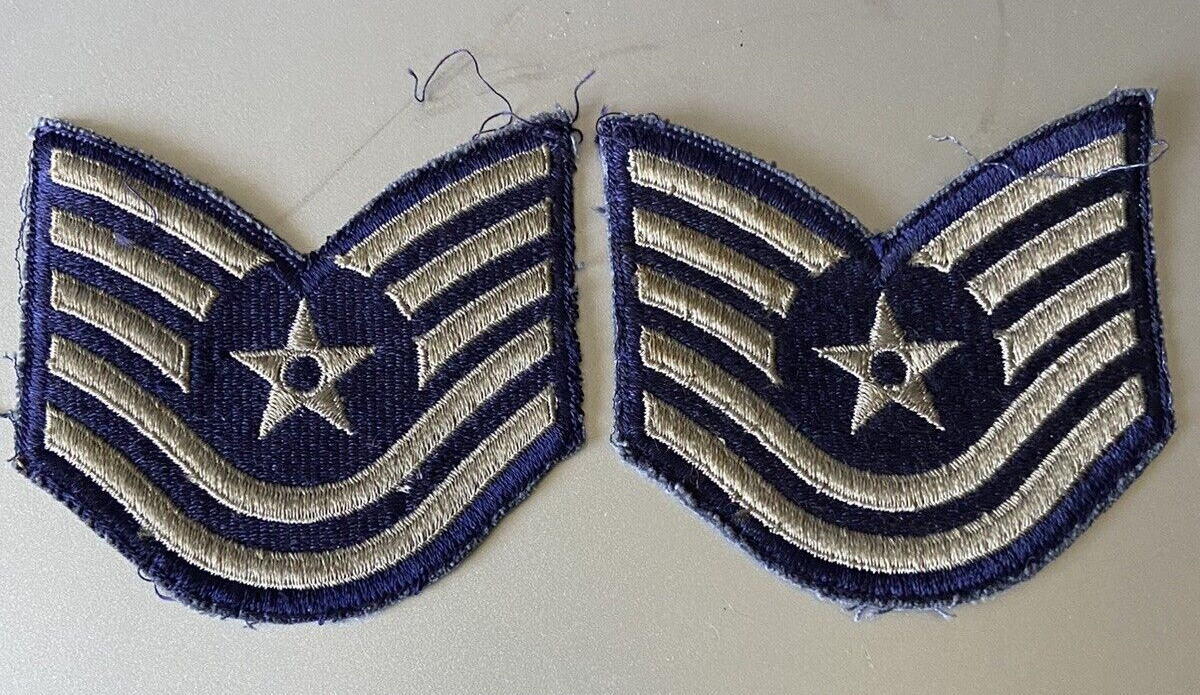U S Air Force Male Technical Sgt. Rank Patch Set – Juniors Variety Store