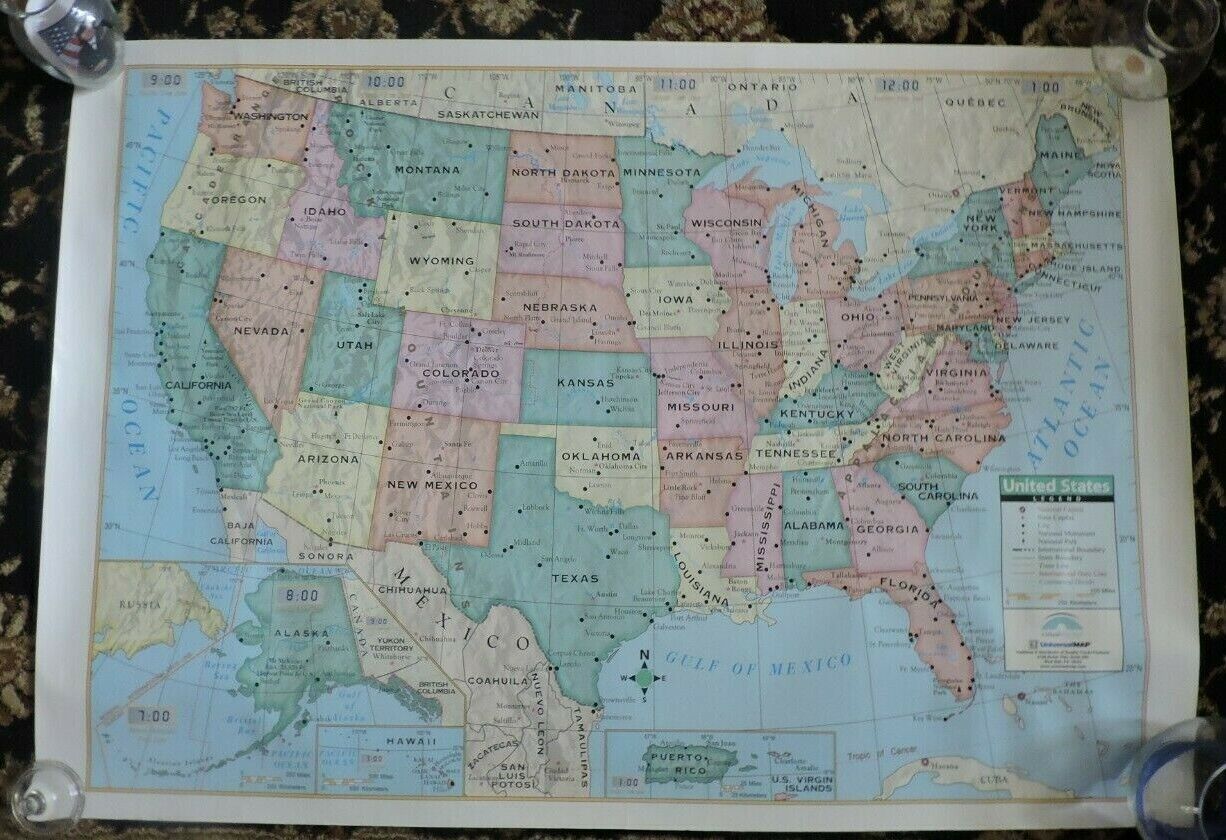Universal Map: Wall Map of the USA – Juniors Variety Store