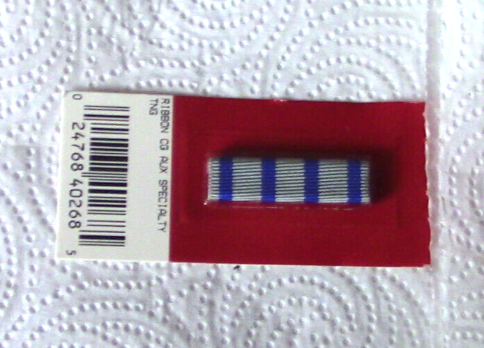 U S Coast Guard Auxiliary (USCGA) Ribbon: Specialty Training – Juniors ...