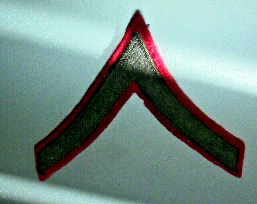 U.S. Army Private Rank Patch (Red Outlines) – Juniors Variety Store