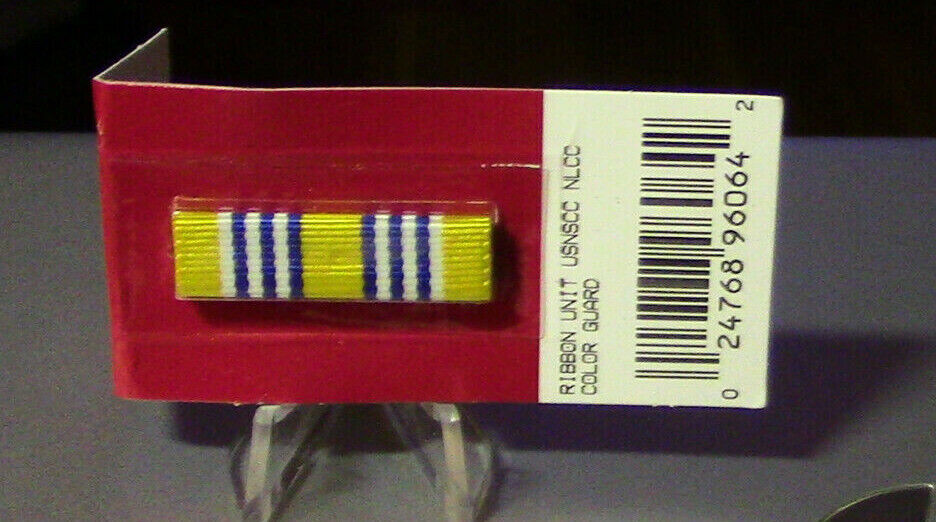 U S N S C C/Navy League Cadet Corps Ribbon: Color Guard Ribbon ...