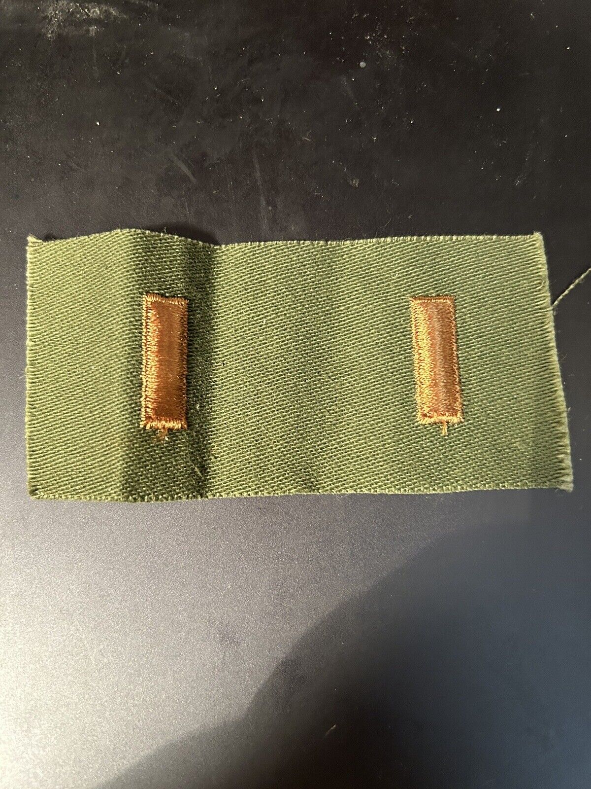 U S Army 2nd LT. Tab (OD Green) – Juniors Variety Store
