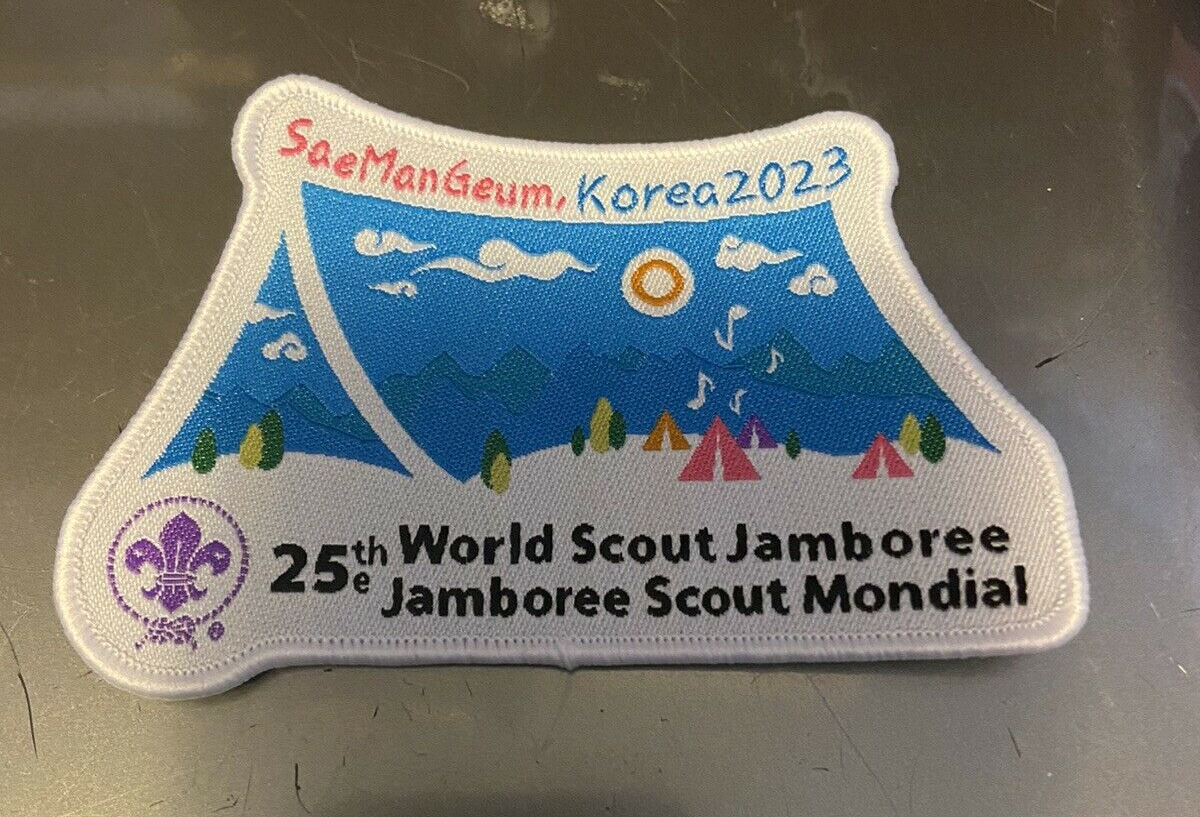Official World Scouting Patch: 25th World Scout Jamboree, Korea 2023 ...
