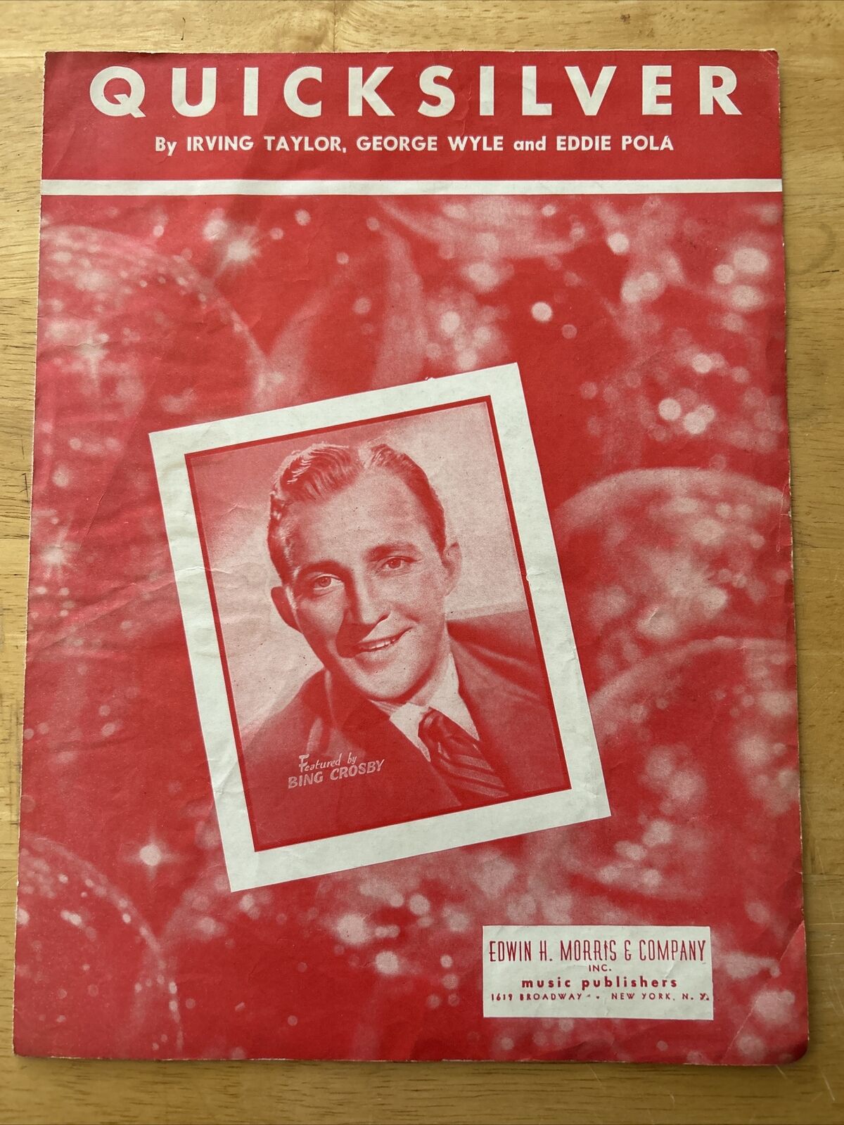 Quicksilver Sheet Music 1949 – Juniors Variety Store